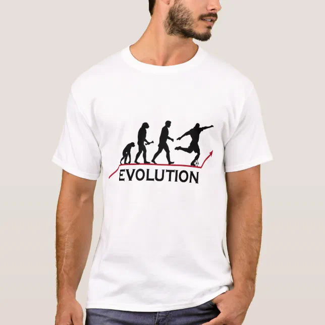 Soccer Evolution t-shirt | Zazzle