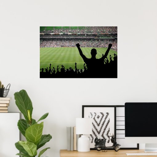 Soccer Fans Stadium Poster | Zazzle