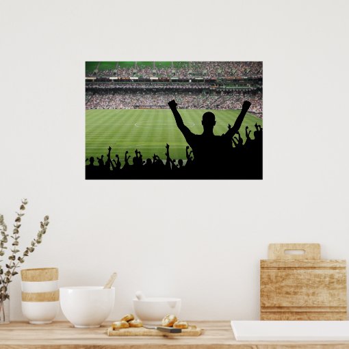 Soccer Fans Stadium Poster | Zazzle