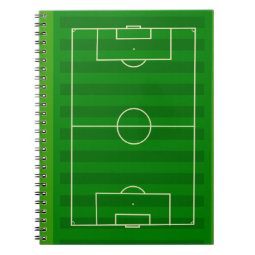 Soccer Field Notebook | Zazzle