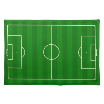 Soccer Field Placemat | Zazzle