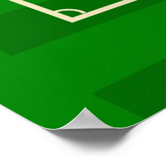 Soccer Field Poster | Zazzle