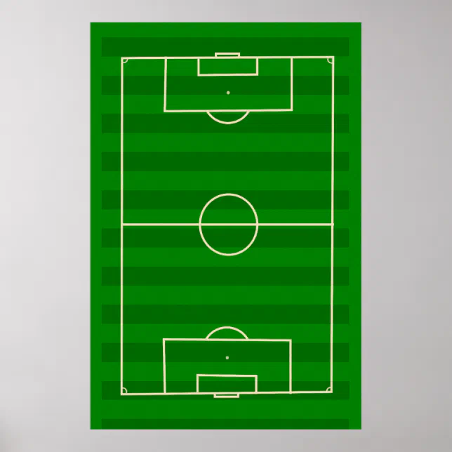 Soccer Field Poster | Zazzle