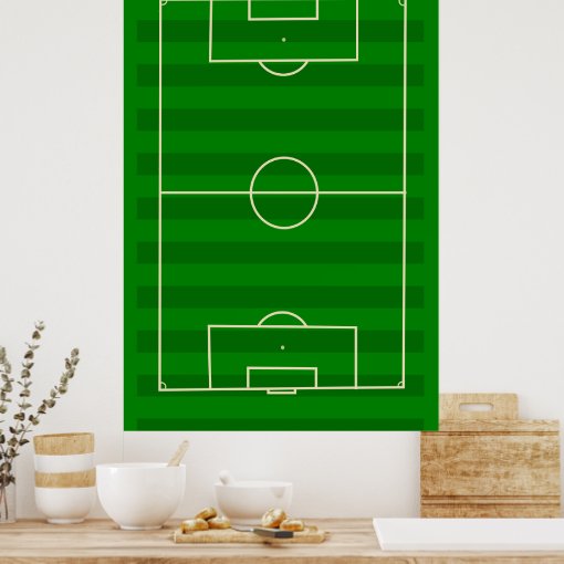 Soccer Field Poster | Zazzle