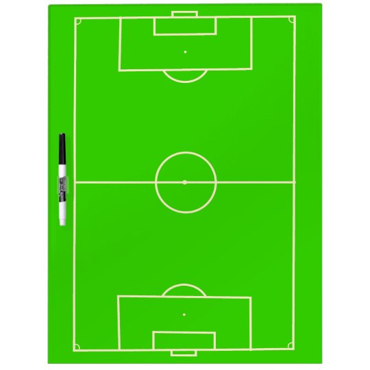 Soccer Field Tactics and Coach Dry-Erase Board | Zazzle.com