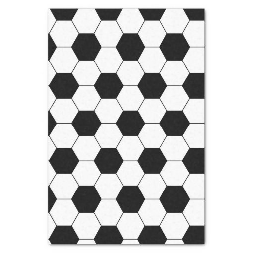 Soccer Football Ball Texture Tissue Paper | Zazzle