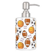 Soccer Football Baseball basketball Sports theme Soap Dispenser ...