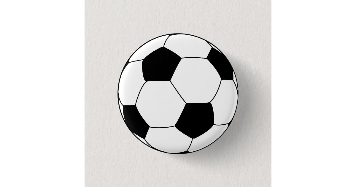Soccer Football Button | Zazzle