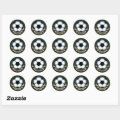 Soccer Football Classic Round Sticker | Zazzle