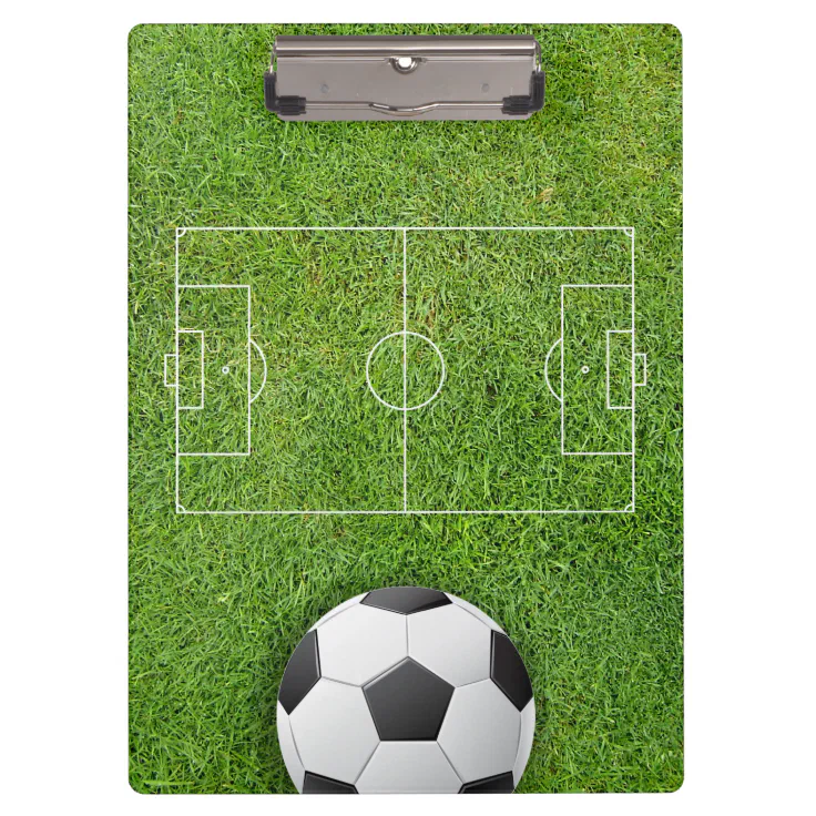 Soccer Football Coach Clipboard | Zazzle