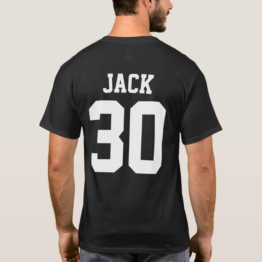 Soccer Football Custom Name And Number T-Shirt | Zazzle
