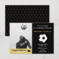 Soccer Football player graduation Photo party | Zazzle