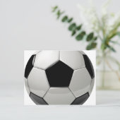 Soccer football postcard | Zazzle
