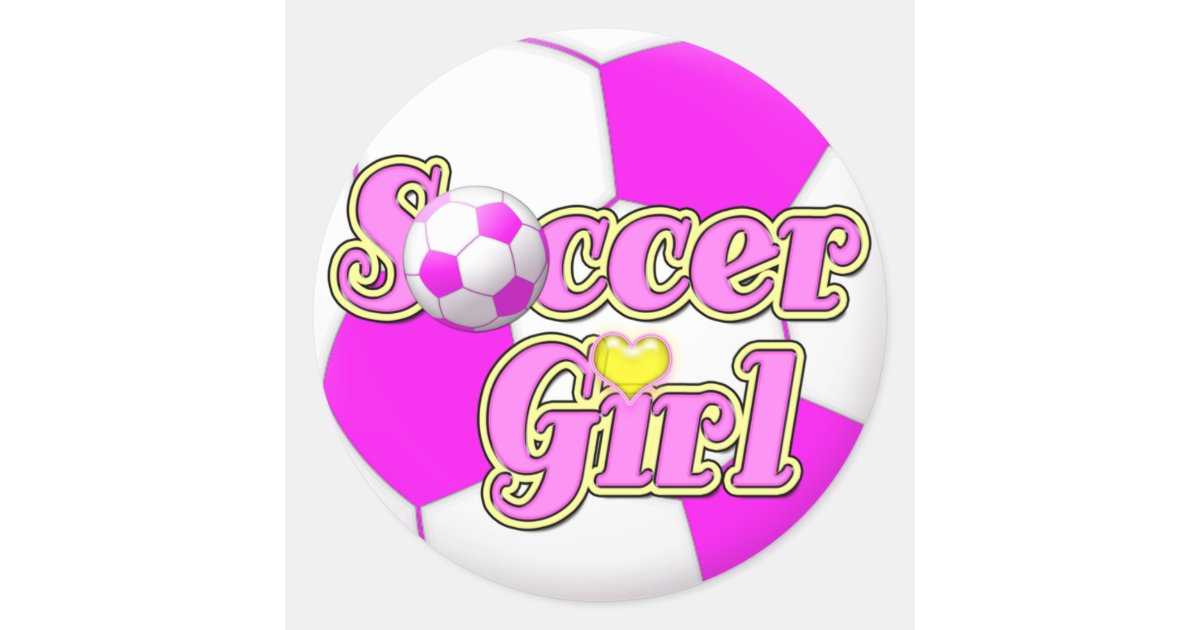 Soccer Girl Stickers | Zazzle