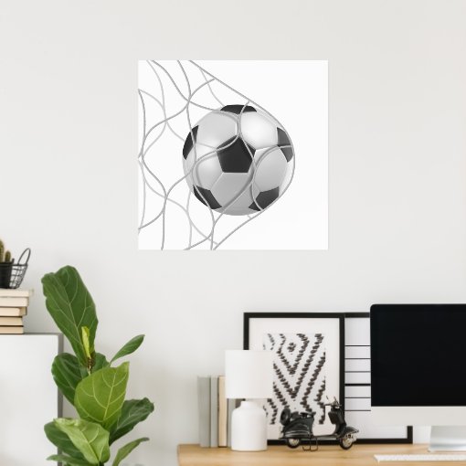 Soccer Goal poster | Zazzle