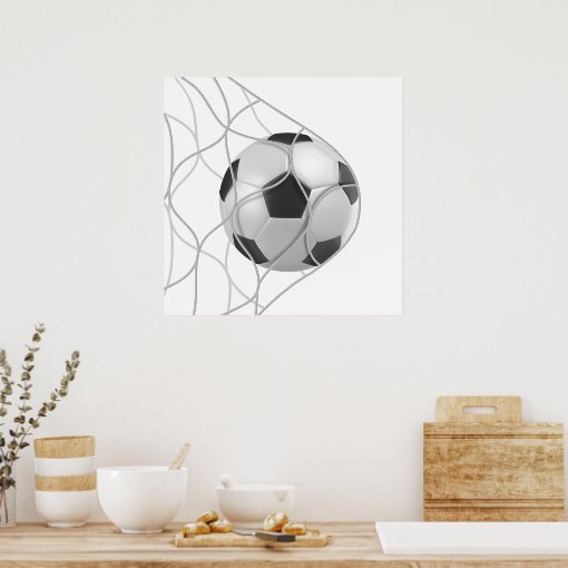 Soccer Goal poster | Zazzle