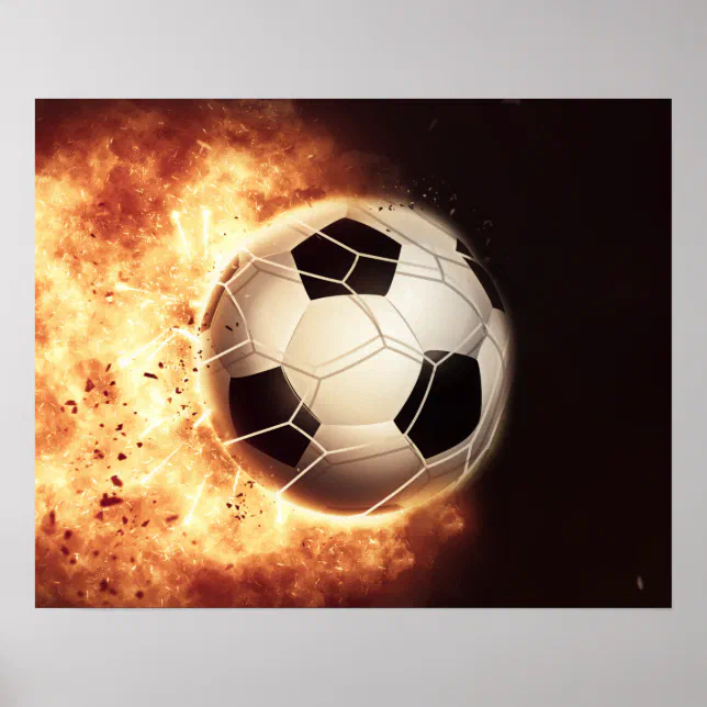 Soccer Goal poster | Zazzle