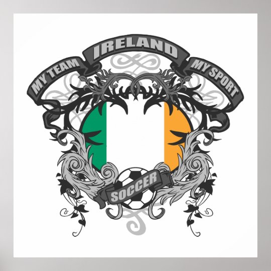 Soccer Ireland Poster | Zazzle.com