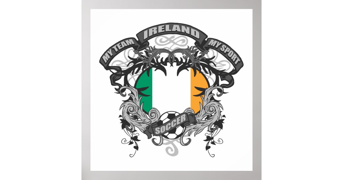 Soccer Ireland Poster | Zazzle