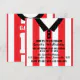 Soccer Jersey Themed Party Invites Template, Red | Zazzle