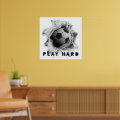 Soccer Kick Poster | Zazzle