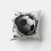 Soccer Kick Throw Pillow | Zazzle