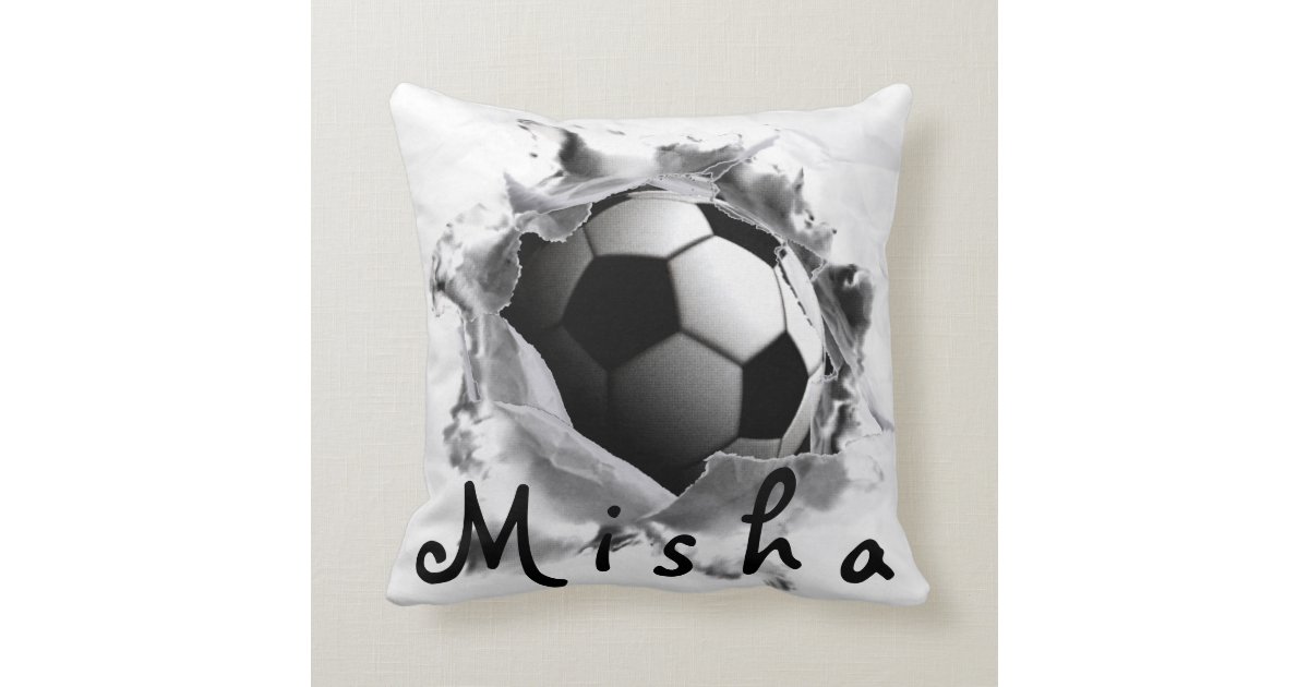 Soccer Kick Throw Pillow | Zazzle.com