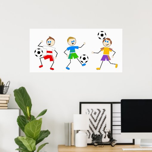 Soccer Kids Poster | Zazzle