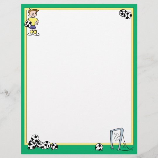 Soccer Letterhead | Zazzle.com