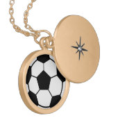 Soccer Locket Necklace for Girls | Zazzle