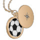 Soccer Locket Necklace for Girls | Zazzle