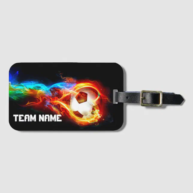 Soccer Luggage Tag, Soccer Bag Tag | Zazzle