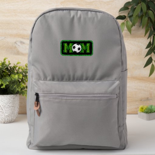 Soccer Mom Ball and Field Football Pitch Patch | Zazzle