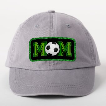 Soccer Mom Ball and Field Football Pitch Patch | Zazzle