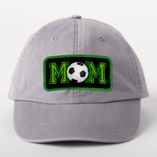 Soccer Mom Ball and Field Football Pitch Patch | Zazzle