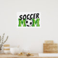 Soccer Mom Ball and Field Football Pitch Poster | Zazzle