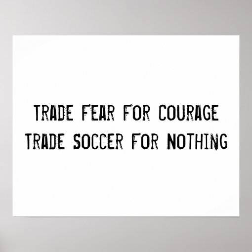 Soccer Motivational Poster | Zazzle