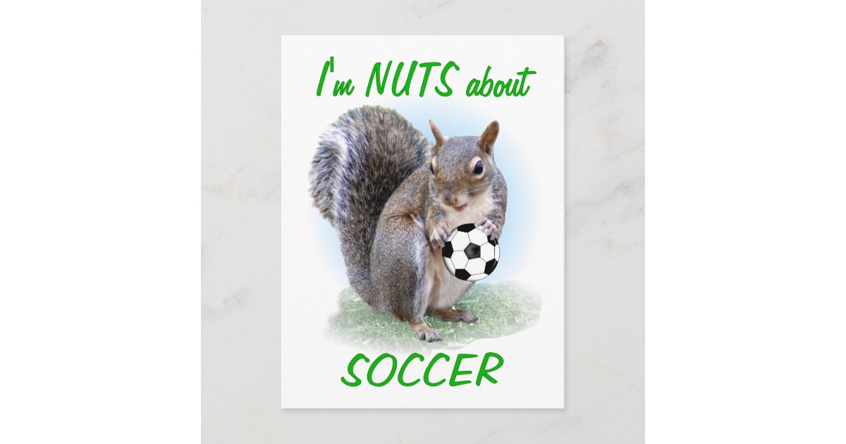 Soccer Nut Postcard | Zazzle