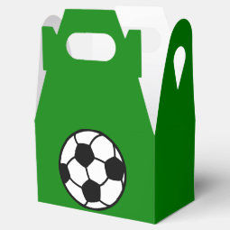 Soccer Party Favor Box, Birthday Favor Box | Zazzle