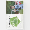 Soccer Party Game Day Pitch Birthday Photo Welcome Banner | Zazzle