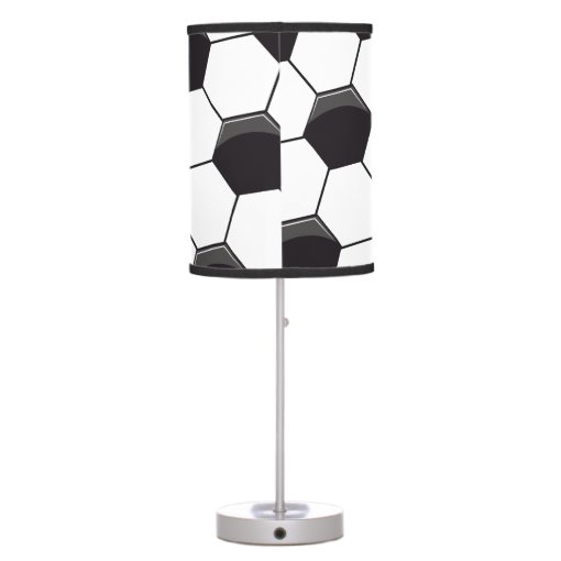 Soccer Pattern Table Lamp | Zazzle