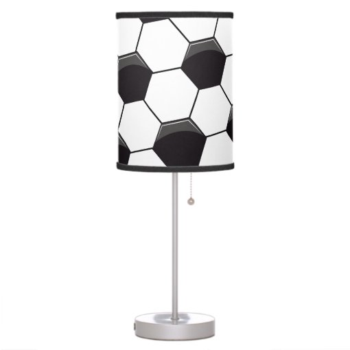 Soccer Pattern Table Lamp | Zazzle