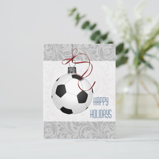 soccer player Christmas Cards | Zazzle