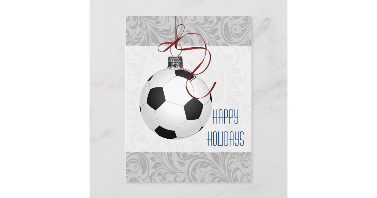 soccer player Christmas Cards | Zazzle