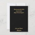 Soccer player Modern Photo graduation class of Thank You Card | Zazzle