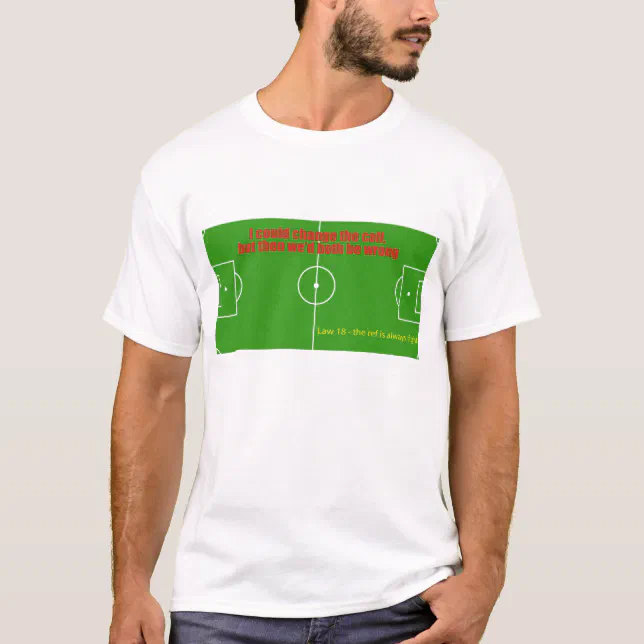 Soccer referee shirt | Zazzle