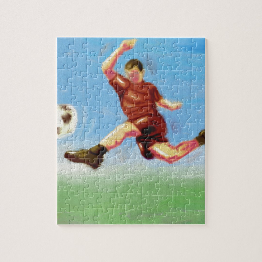 Soccer Star Jigsaw Puzzle | Zazzle