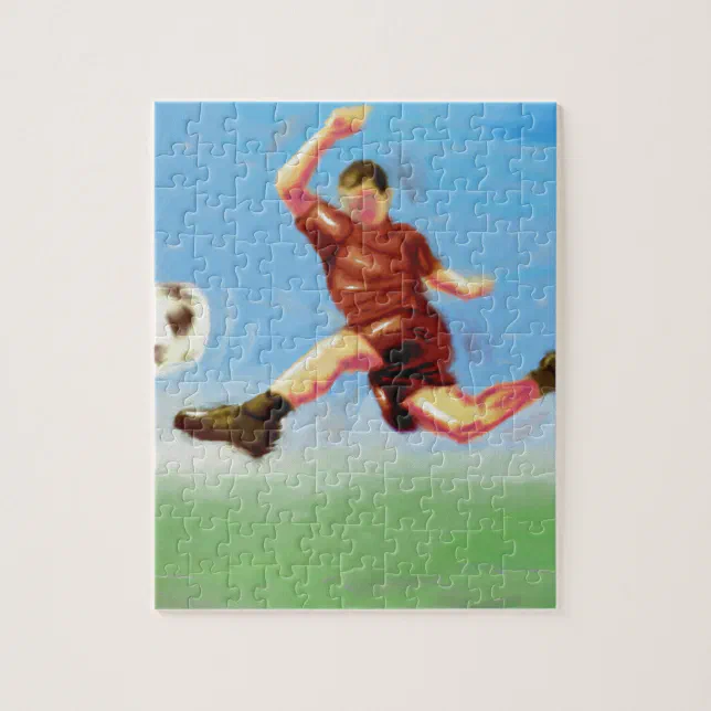 Soccer Star Jigsaw Puzzle | Zazzle