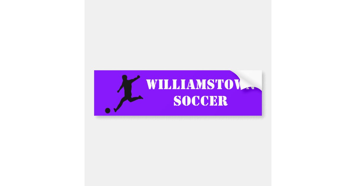 Soccer team bumper sticker | Zazzle