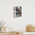 Soccer Team Senior Graduation Sports Photo Collage Poster | Zazzle